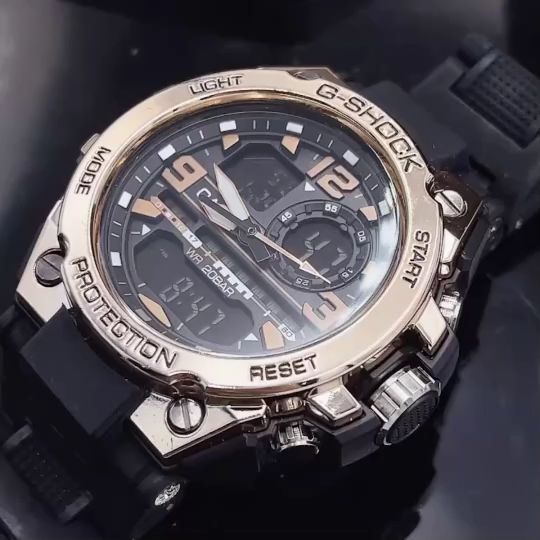 นาฬิกาข้อมือดิจิตอล นาฬิกาสปอตซ์ นาฬิกาผู้ชาย นาฬิกา รุ่น G-210M สายนาฬิกา สายยางเรซิน เกรดพรี่เ ...