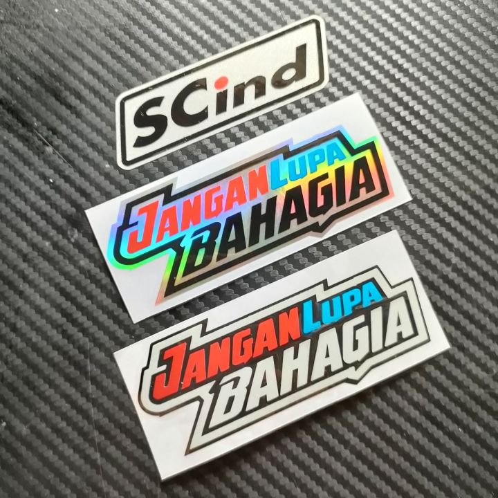 STIKER CUTTING JANGAN LUPA BAHAGIA | Lazada Indonesia