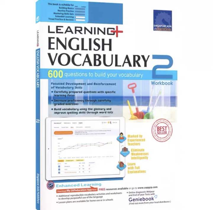 SAP Learning Vocabulary Workbook (6 BOOKS SET,Grade1-6) | Lazada.co.th