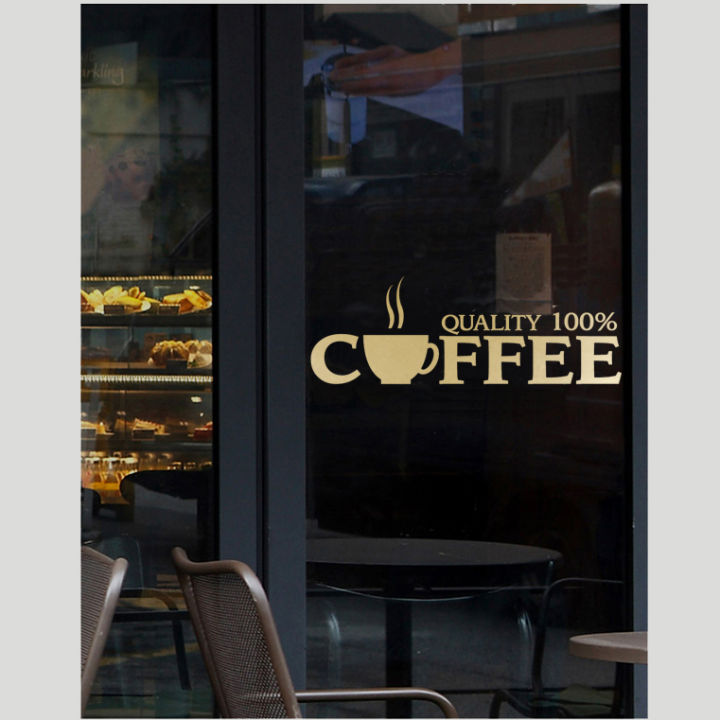 American Minimalist Coffee English Coffee Cafe Western Restaurant Glass ...