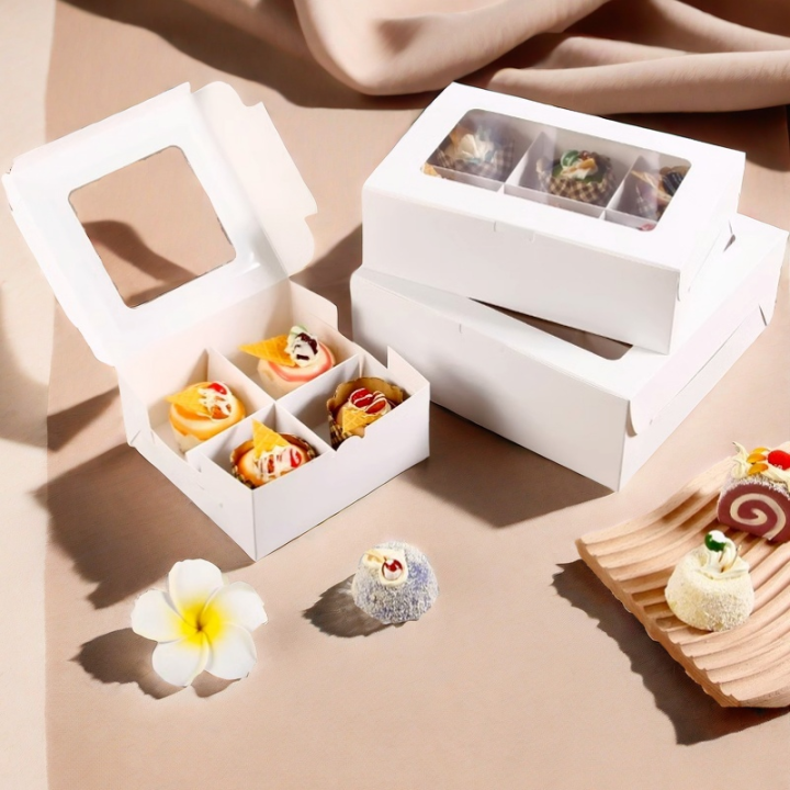Office Afternoon Tea Dessert Box Mini Paper Cup Mousse Cake Egg Yolk ...