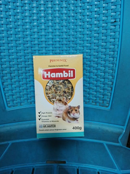 PHOENIX HAMBIL makanan hamster dan gerbil food,cocok untuk semua jenis ...