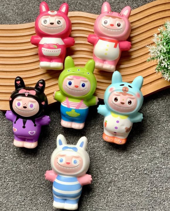 Squishy Boneka Labubu karakter / Squisy Labubu viral / Squishies Boneka ...