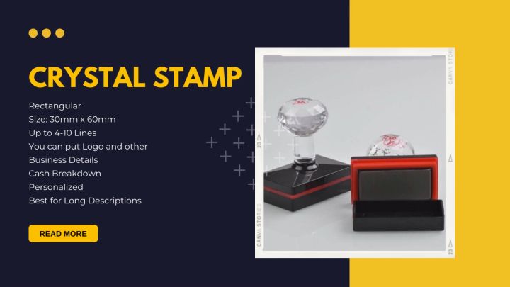 CASH BREAKDOWN Self-inking Flash Stamp Crystal 30mm x 60mm | Lazada PH