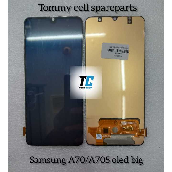 LCD TOUCHSCREEN SAMSUNG GALAXY A70 OLED FINGERPRINT FUNGSI | Lazada ...