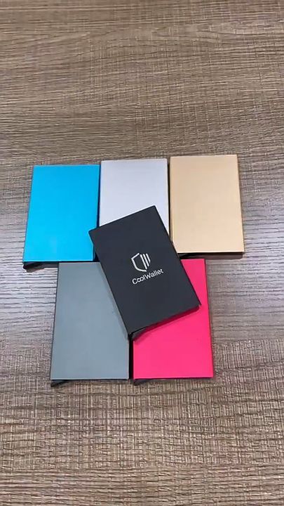 Easy to carry ID Card Holder RFID Metal Wallet Anti-Theft Swiping ...