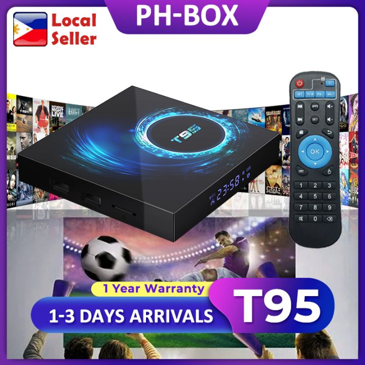 【Pre-install Apps】New T95 TVBox 4GB 32G/64G/128GB Android 10 H616 2.4G/5G WiFi Bluetooth 6K/4K ...