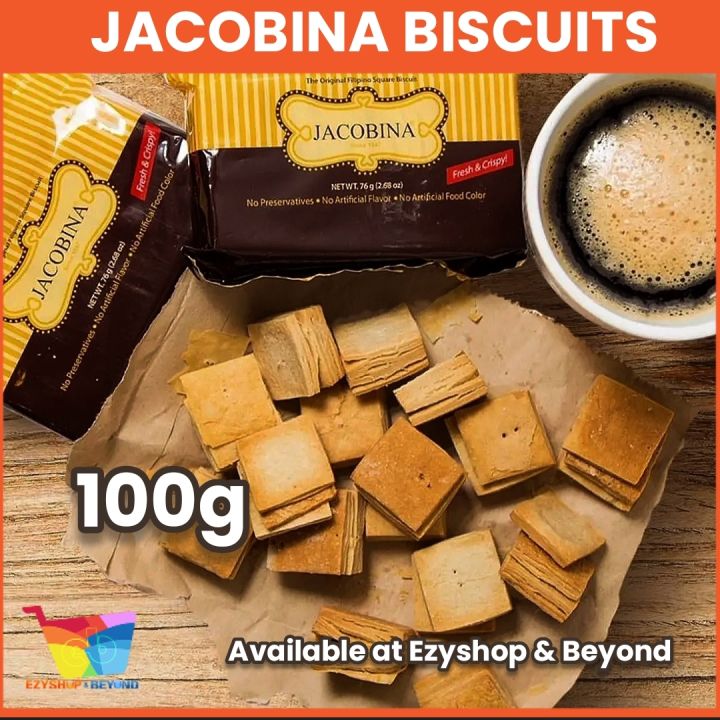100g Noceda Jacobina Biscuits (Popular Square Biscuits in Tagaytay, Original Filipino Square ...
