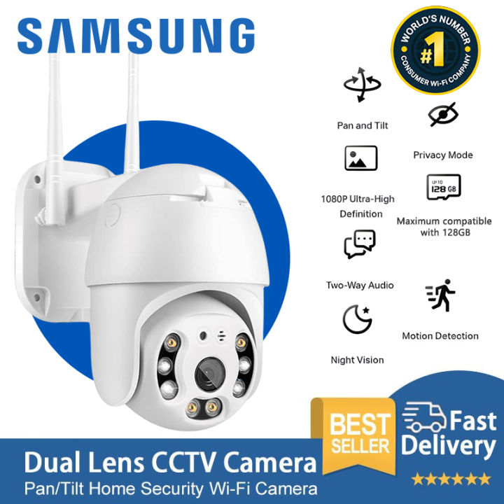 Samsung Outdoor Solar CCTV Camera Connect Cellphone Buy 1 Take 1 Mini ...