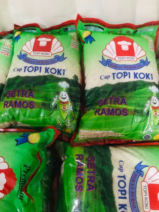 Beras 5kg topi koki | Lazada Indonesia