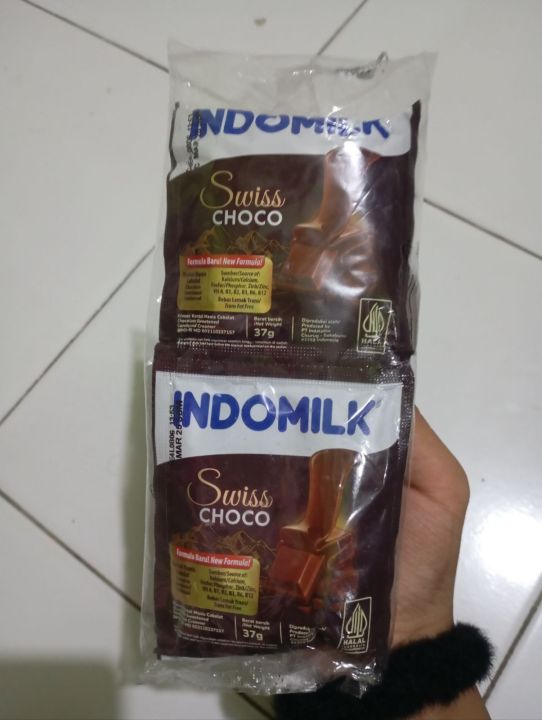 indomilk susu kental manis Swiss choco dan creamy original 37gr isi 6 ...