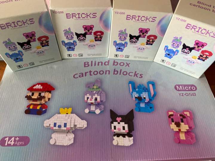 Mini Lego Blind Box with Cartoon Characters | Lazada