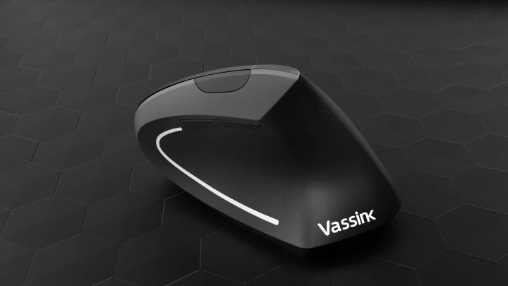 Vassink Ergonomic Mouse, Rechargeable Wireless Mouse, 2.4GHz ...