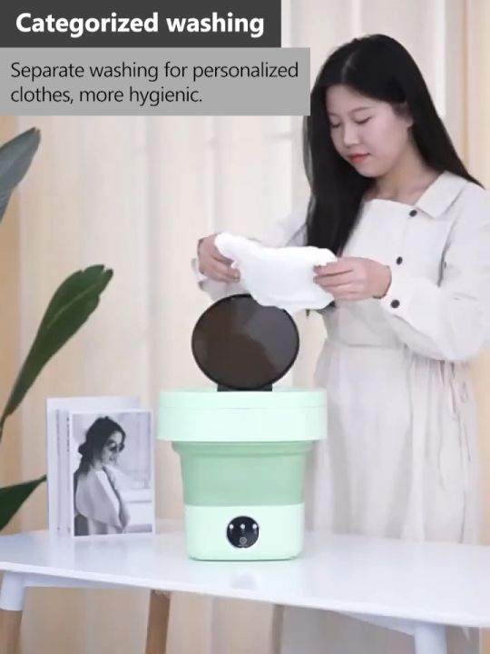 Small Mini Washing Machine With Dryer Portable 3Kg 10L/8L Portable ...
