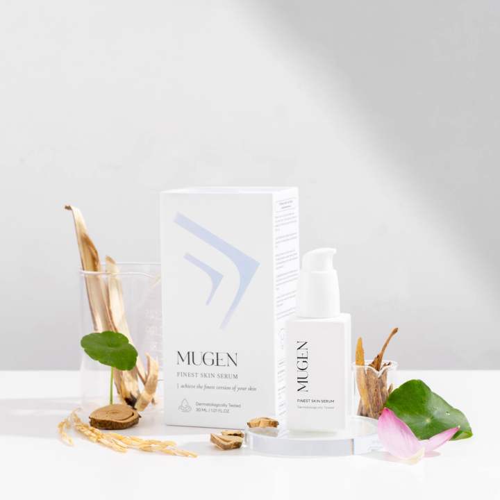 MUGEN FINEST SKIN SERUM เซรั่มบำรุงผิวหน้า 30ML เนื้อบางเบา ปรับสมดุล ฟื้นฟูผิว ให้ความชุ่มชื้น ...