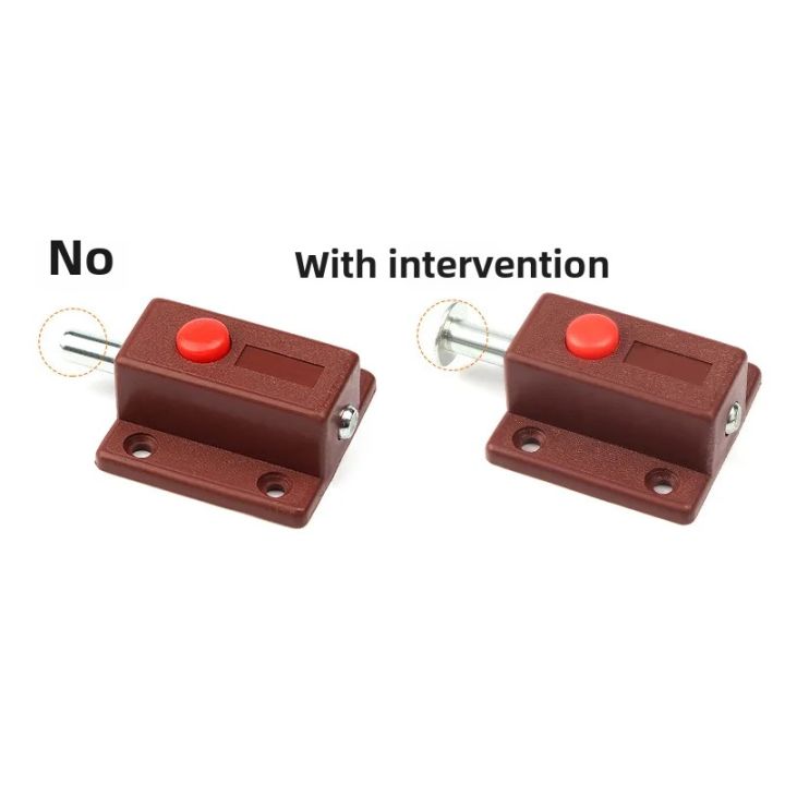 Furniture Hardware Plastic Self-Springing Button Plug Spring Cabinet ...