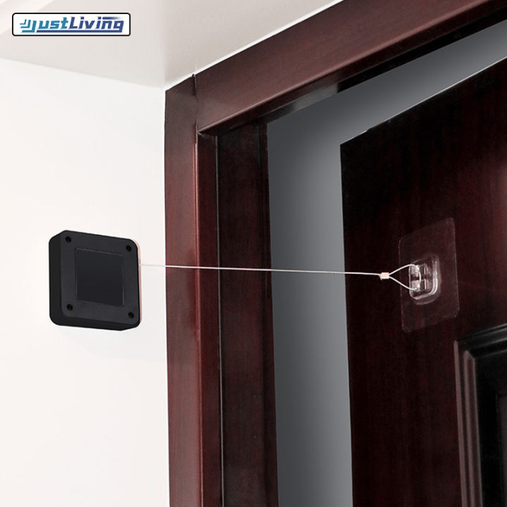 JustLiving Punch-Free Automatic Sensor Door Closer Residential Sliding ...