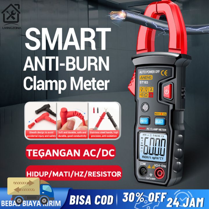 ST183 ST182 ST181 Digital Clamp Meter Tang Ampere Multitester Digital ...