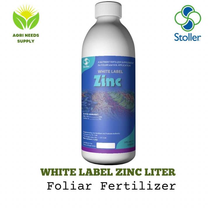 White Label Zinc (A Nutrient fertilizer supplement for foliar and soil ...