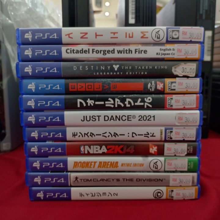 PS4 USED Games Various RM30 Titles (Pre-Owned) | Lazada