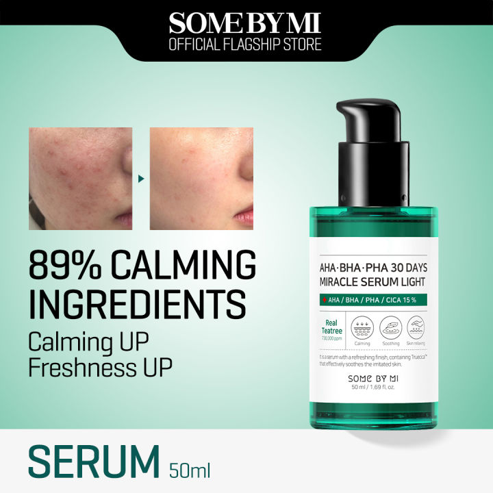 Some By Mi AHA-BHA-PHA 30 Days Miracle Serum Light | Acne Prone Skin ...