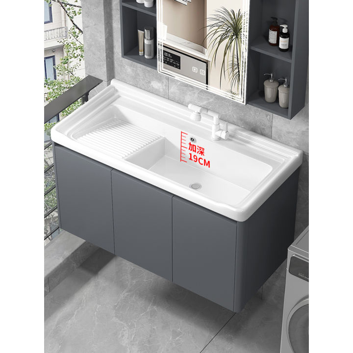 Honeycomb Aluminum Balcony Wash Wardrobe Laundry Tub Pool Ceramic ...