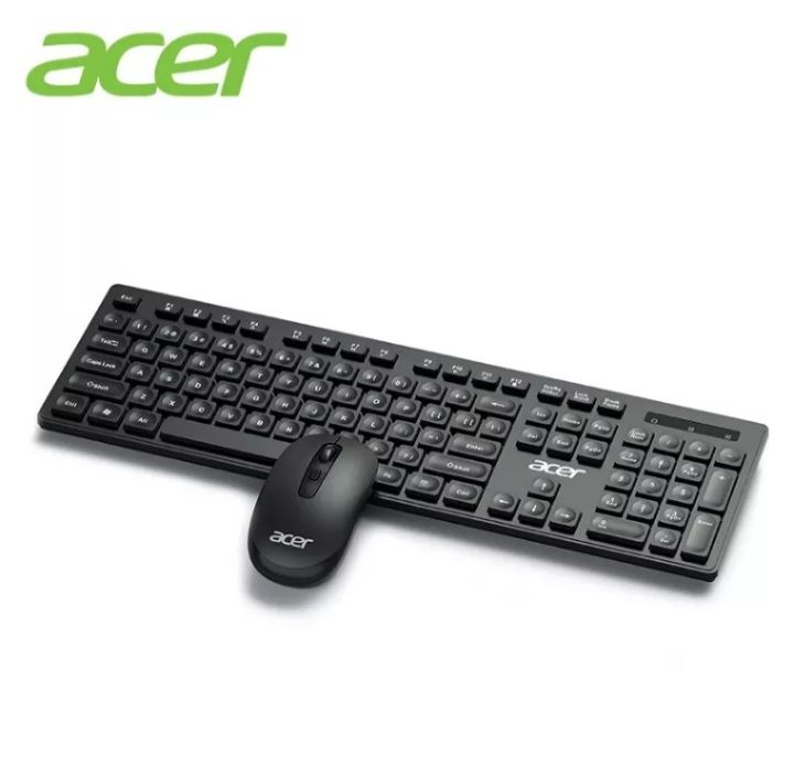 ACER KM616 WIRELESS KEYBOARD AND MOUSEOriginal wireless keyboard set desktop computer notebook ...