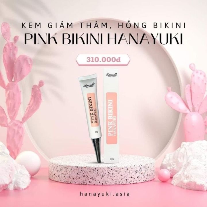 (Genuine Hanayuki-date 2025) Hanayuki Pink Bikini, Groin, Armpit Cream ...