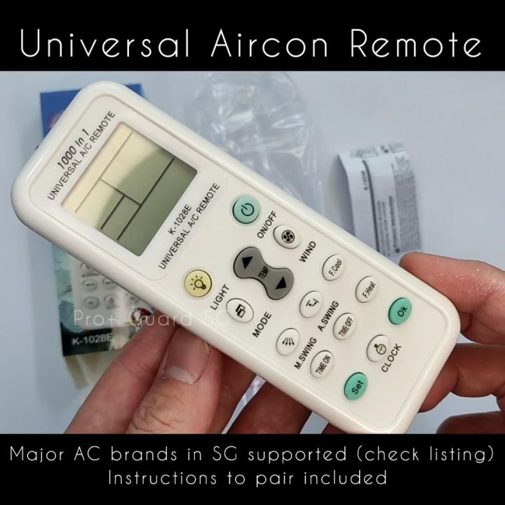 [SG] Replacement Universal (Singapore) Aircon Remote Control Midea Gree ...