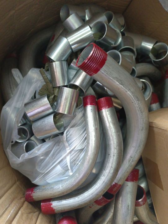 RSC Gi conduit long elbow , coupling per pc 1/2, 3/4" , 1" size For ...