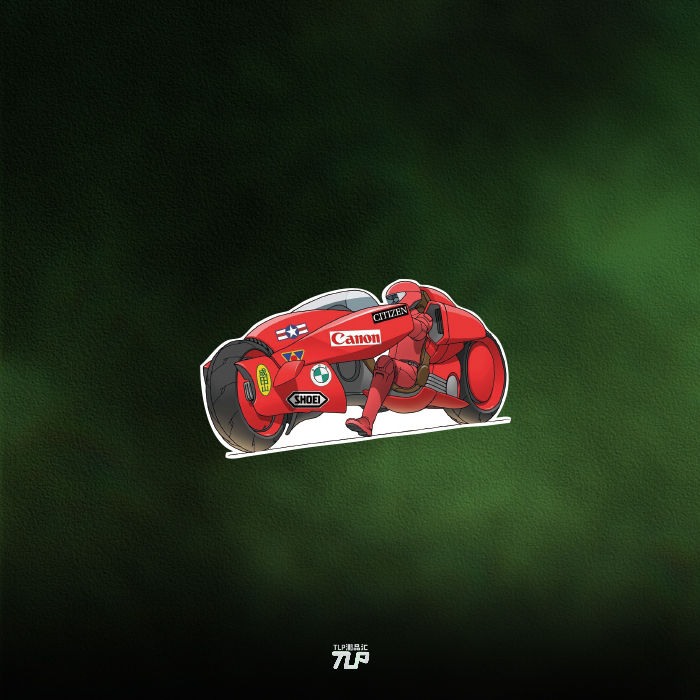 TLP Reflective Bumper Stickers Akira Akira Katsuhiro Otomo Cyberpunk ...