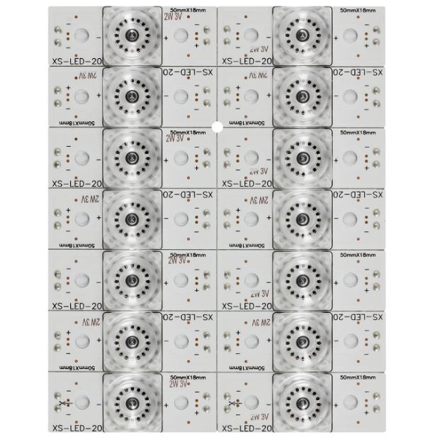 100pcs Aluminum substrate 3V/6V large particle LED concave convex ...