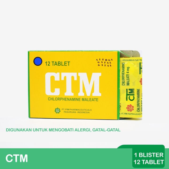 Obat Gatal gatal / Elergi CTM | Lazada