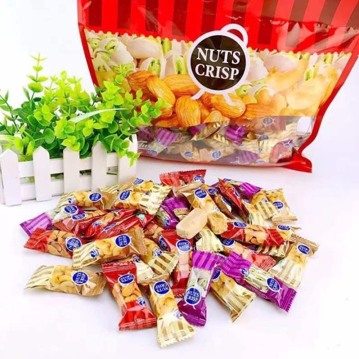 Nuts crispy ถั่วตุ๊บตั้บ ถัวอัดเเท่ง ขนาด 500 g หวาน หอม อร่อย | Lazada ...