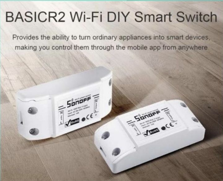 Sonoff basic untuk Smarthome smart switch home wifi android | Lazada Indonesia
