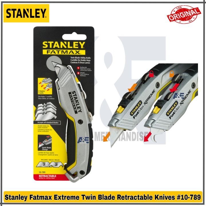 Stanley Fatmax Twin Blade Utility Cutter #10-789 | Lazada PH