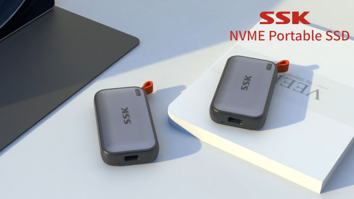 SSK 1050MB/s SD500 SSD 1TB Portable External SSD 1TB USB3.2 Gen2 External Solid State Drive ...
