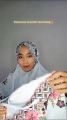 MUKENA DEWASA TERUSAN PANJANG BORDIR MOTIF TABUR BUNGA BAHAN KAIN KATUN ...