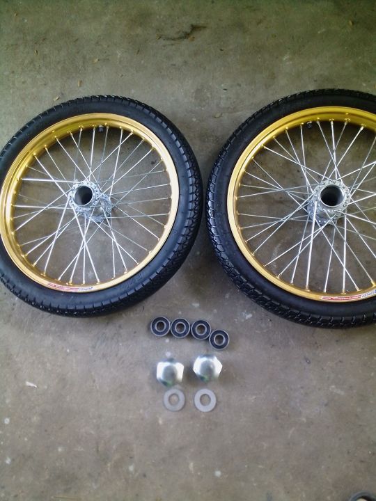 ล้อรถเข็น 17 นิ้วอลูมิเนียมพร้อมลูกปืนครบชุด | Lazada.co.th