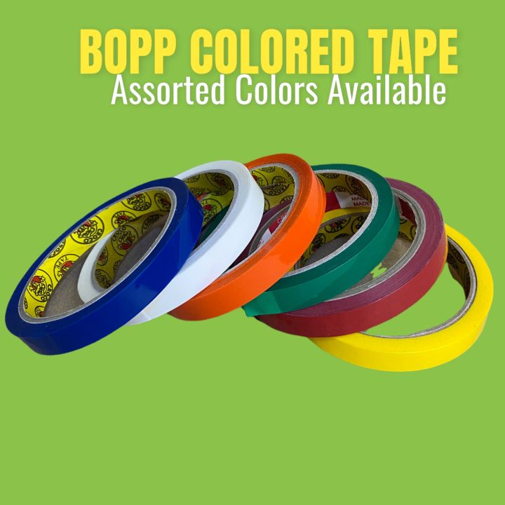 Croco Colored Tape (9mm x 50m) Assorted Colors Sold per PC | Lazada PH