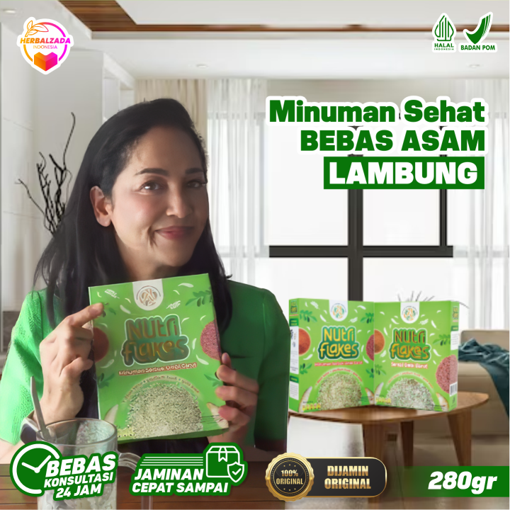 Nutriflakes Original Sereal Sehat Umbi Garut Makanan Penderita Asam