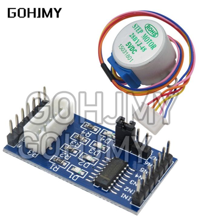 ULN2003 28BYJ-48 5V Reduction Step Motor Gear Stepper Motor 4 Phase ...