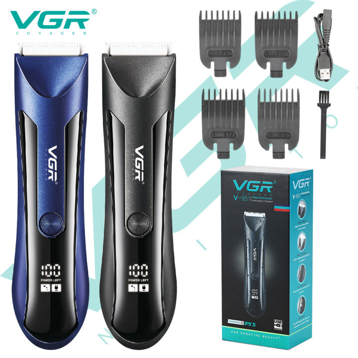 VGR 951 Body Hair Trimmer Groin Rechargeable Ball Shaver/Trimmer Men ...