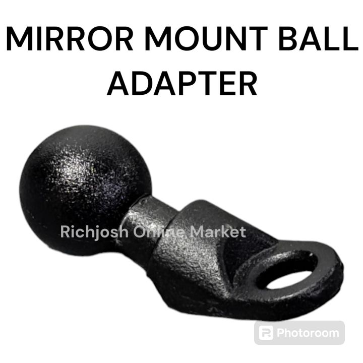 MOTOWOLF REPLACEMENT SIDE MIRROR MOUNT BALL ADAPTER FOR CAMERA BRACKET ...