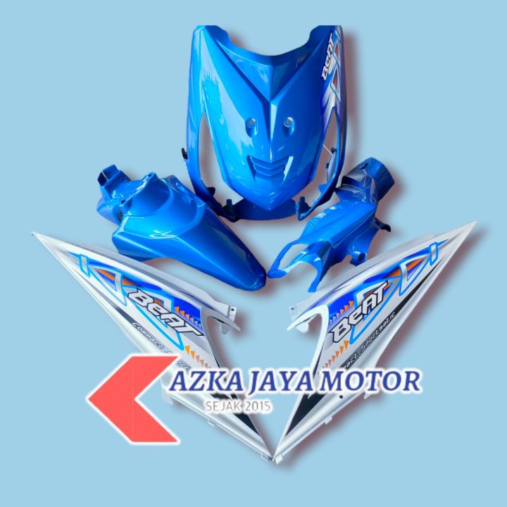 BODY HALUS BEAT KARBU BIRU PUTIH 2012 + STRIPING FULLBODY | Lazada ...