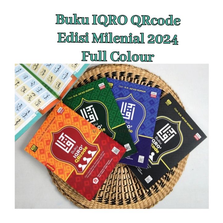 Buku IQRO Milenial QR Code Full Colour alQosbah (Original) Cara Cepat ...