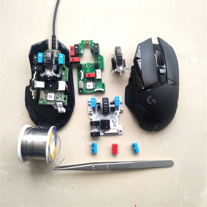 Professional Mouse Repair G502 Gpro Encoder Replacement Omron Micro ...