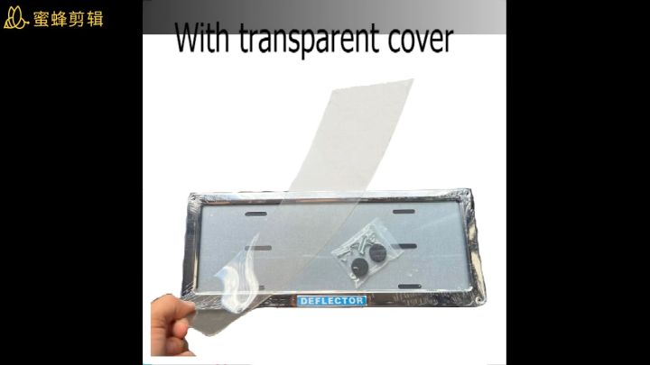 ready stock COD Car Plate Number Cover Pure Stainless Steel Frame ...