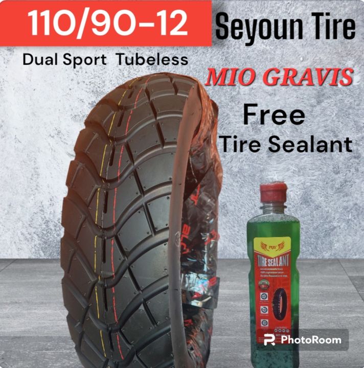 110/90-12 & 110/70-12 SEYOUN Tire TUBELESS | Lazada PH
