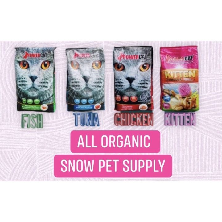 PowerCat Organic CatFood | Repacked 1kg (Adult&Kitten) | Lazada PH